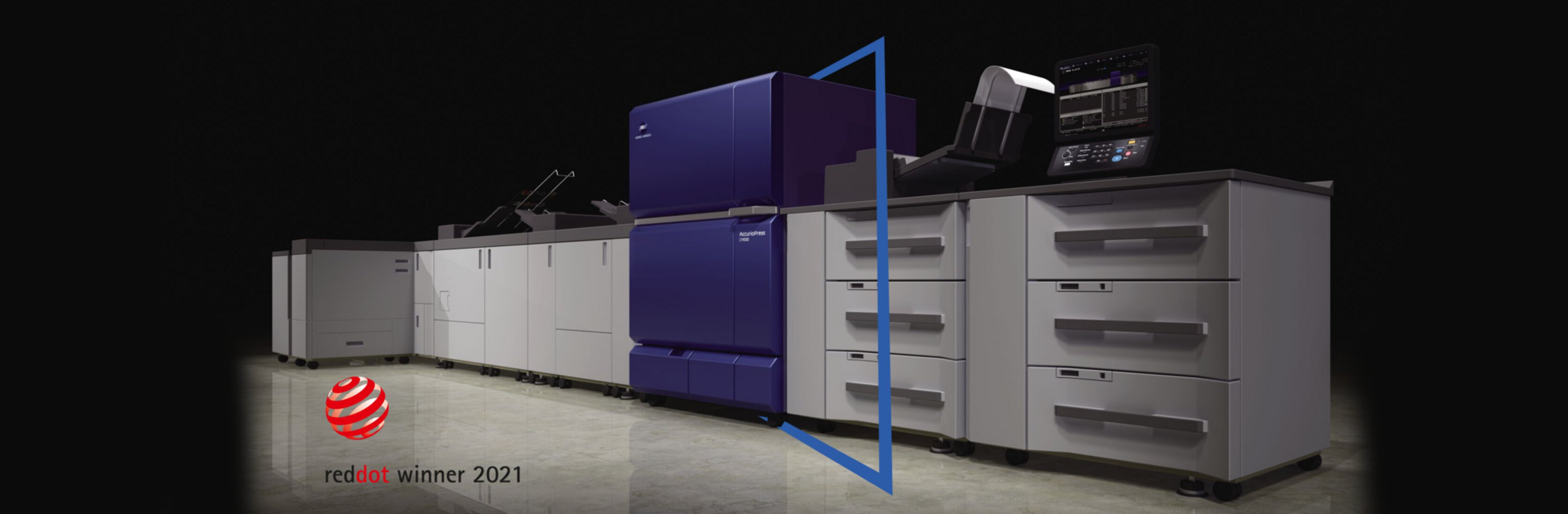 Seria AccurioPress C14000 declarată câștigătoare a premiului Red Dot ...
