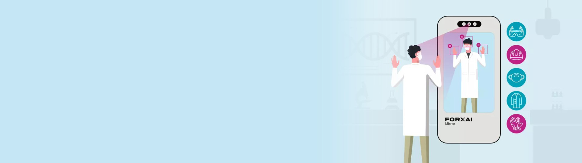 FORXAI Smart Mirror | KONICA MINOLTA